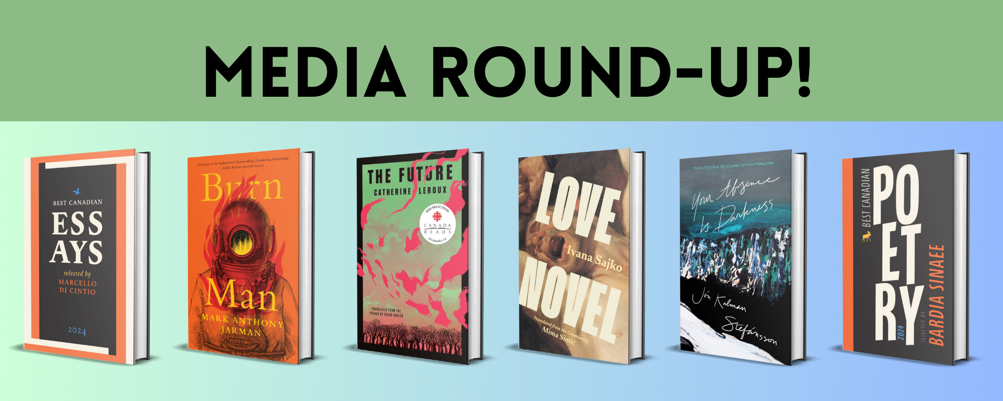 Media Hits: BURN MAN, THE FUTURE, YOUR ABSENCE IS DARKNESS, and more ...